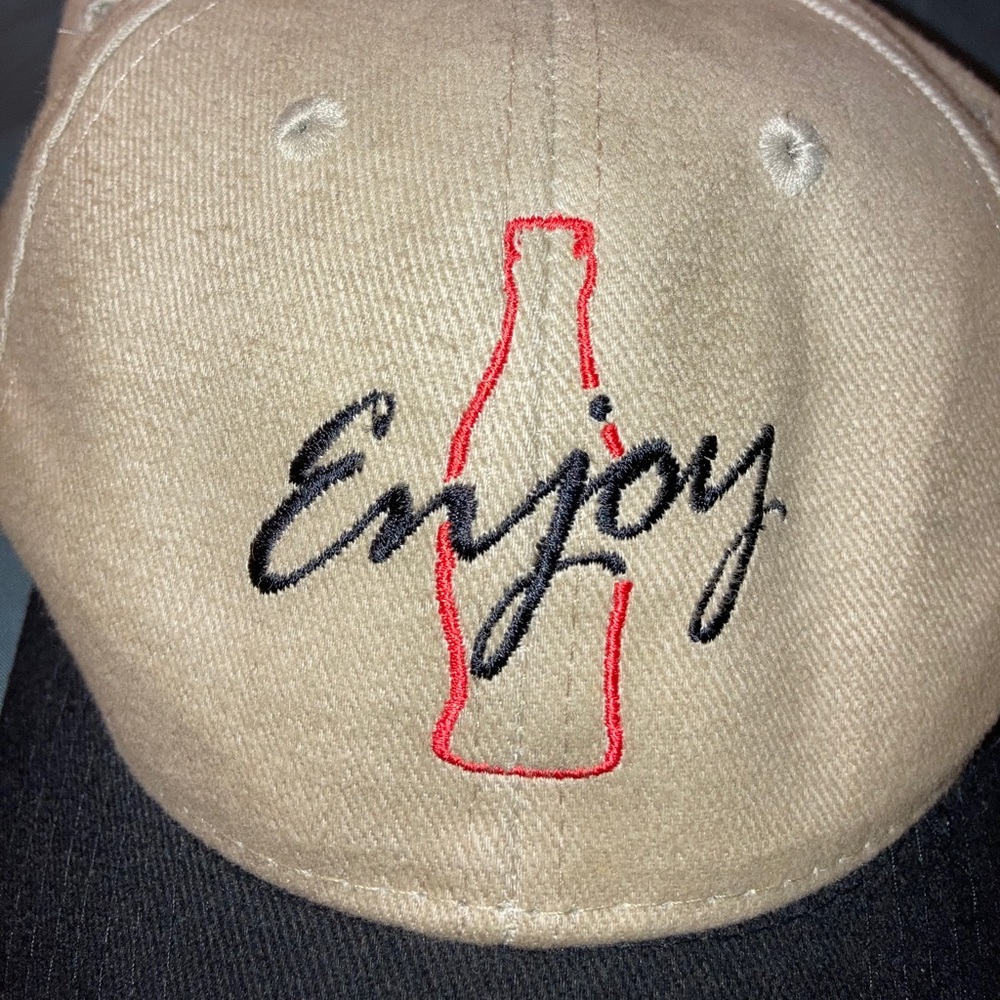 Vintage Coca-Cola Adjustable Velcro Hat Cap - Gem